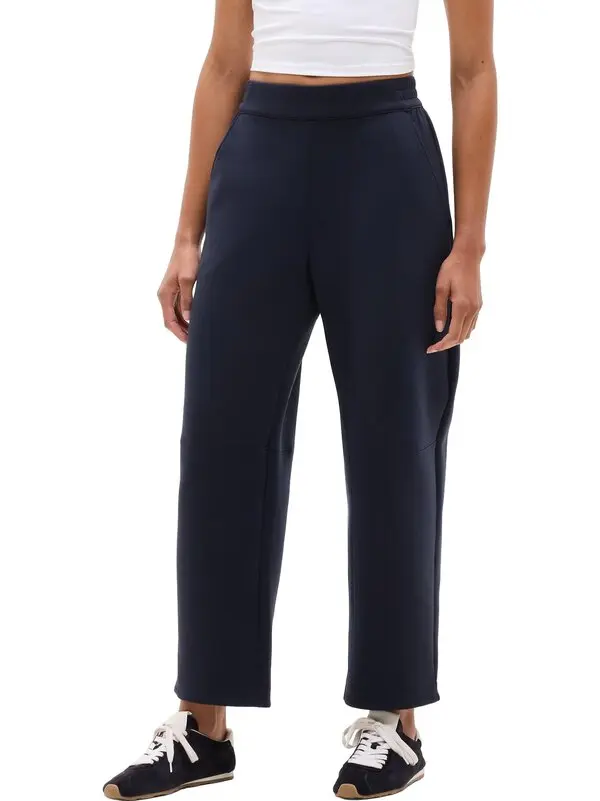 Athleta Form Knit Mid Rise Barrel Pant - Eclipse