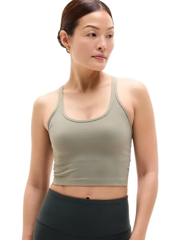Athleta Intention Crop Bra A-c - Willow