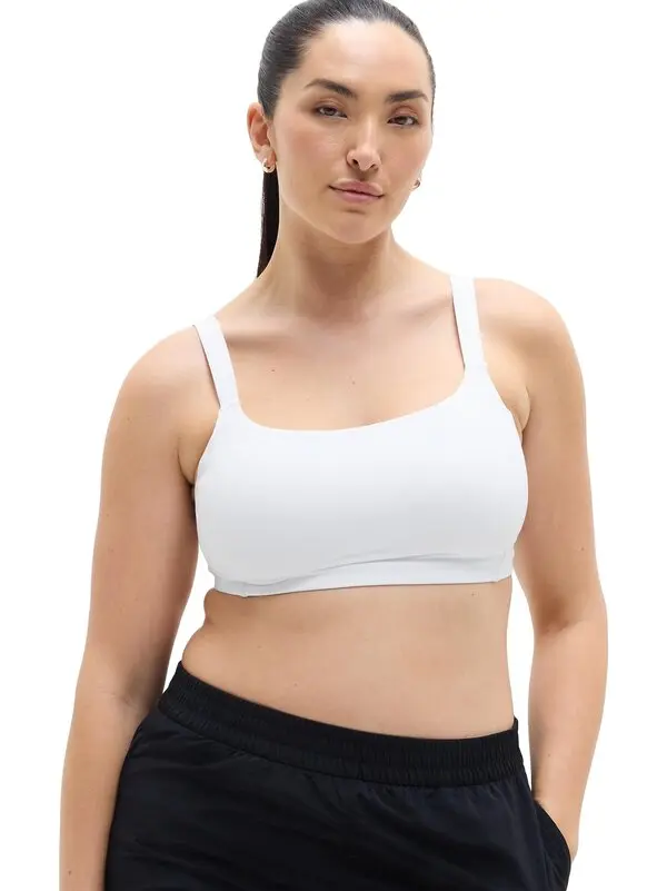 Athleta Reform Adjustable Sports Bra D-dd - Bright White