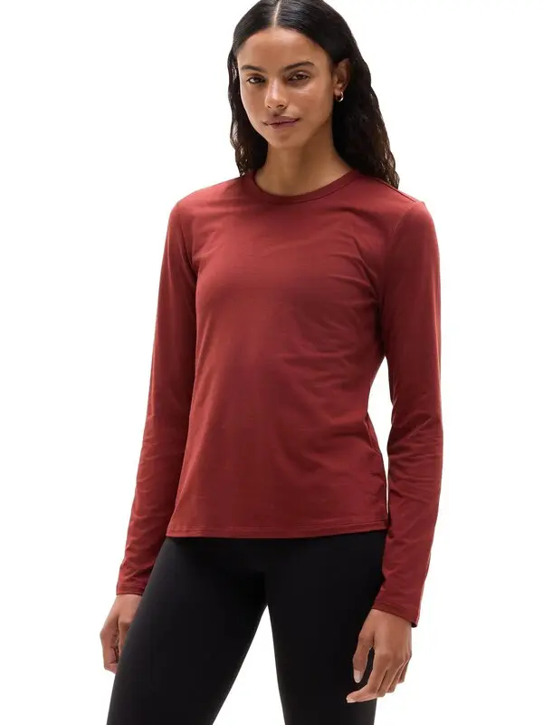 Athleta Slim Top - Cinnamon