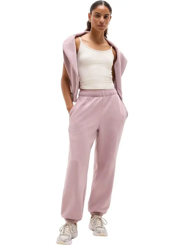 Athleta Forever Fleece High Rise Jogger - Blush