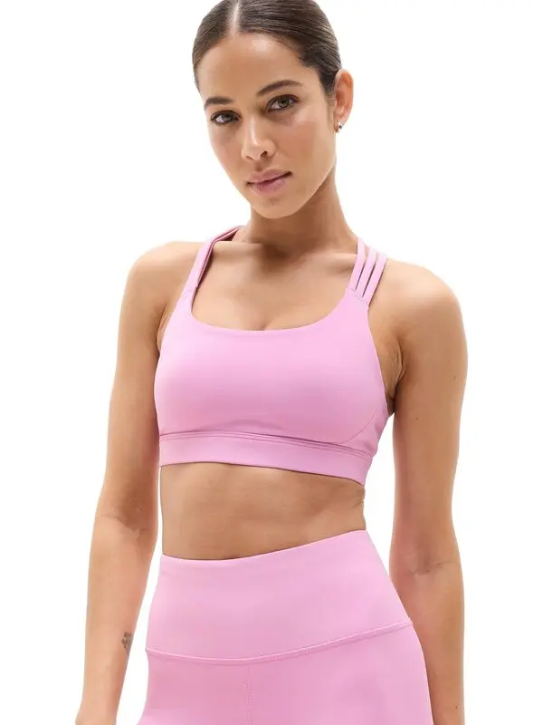 Athleta Train Free Sports Bra A-c - Waterlily