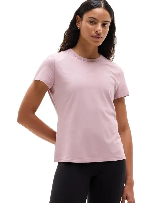 Athleta Foundation Slim Tee - Blush