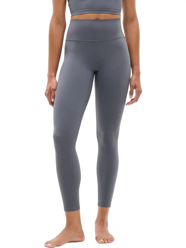 Athleta Transcend No Front Seam 7/8 Legging - Slate