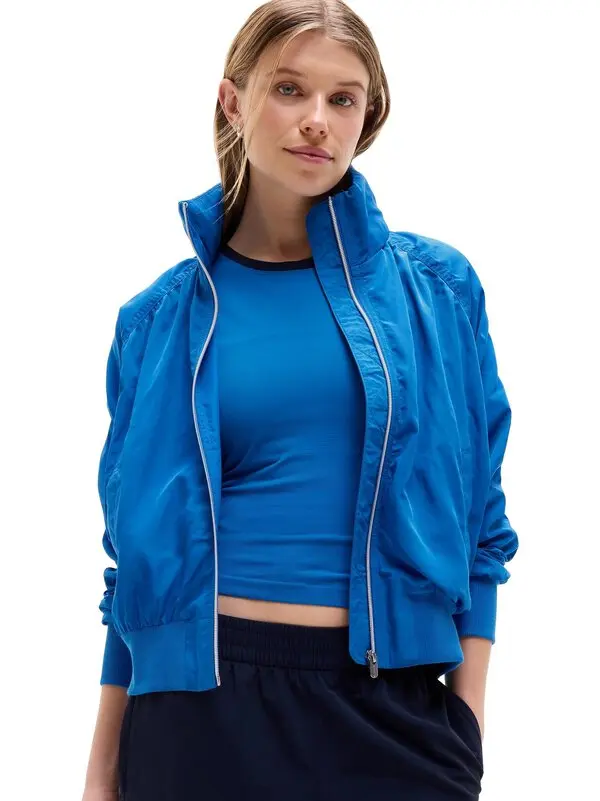 Athleta Jetset Relaxed Bomber - Breaker