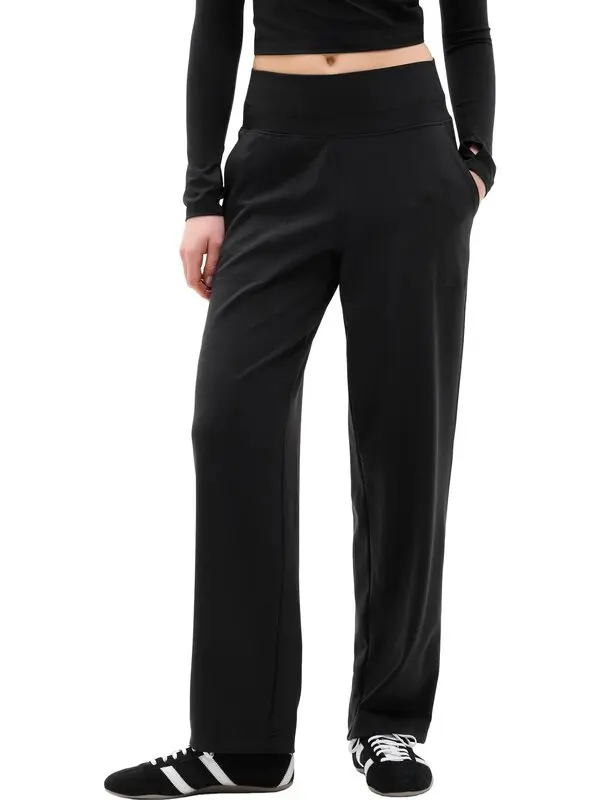 Athleta Straight Leg Pant - Black