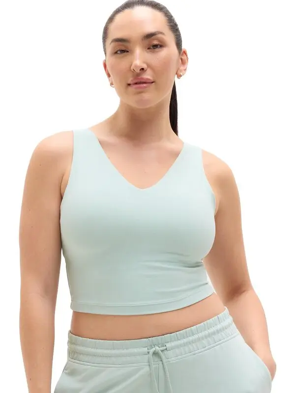 Athleta Transcend V-neck Crop Sports Bra D-dd - Current