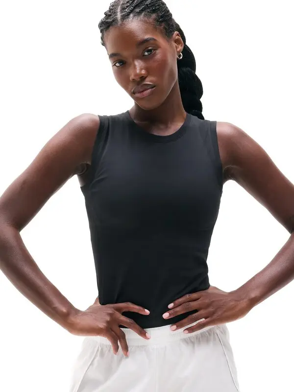 Athleta Momentum Flex Muscle Tank Top - Black