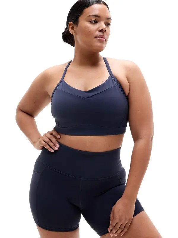 Athleta Vital Sports Bra D-dd - Navy