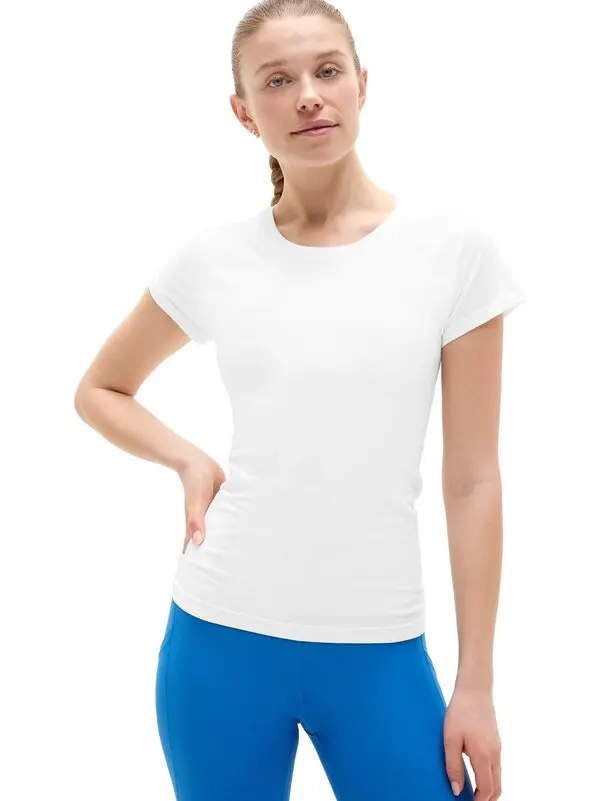 Athleta Momentum Flex Tee - Bright White