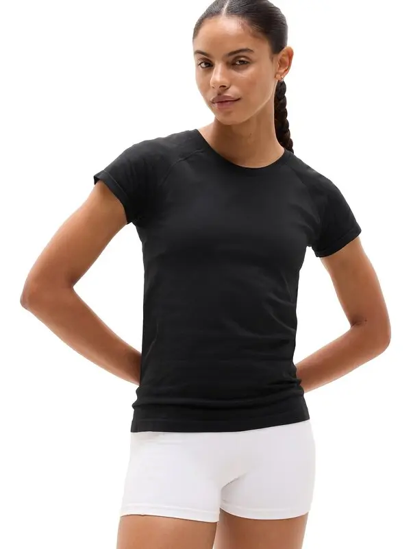Athleta Momentum Flex Tee - Black