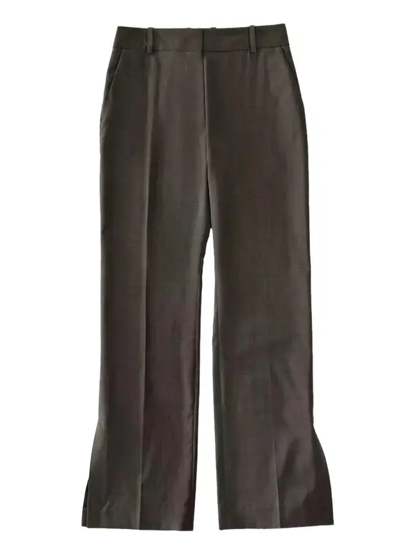 Studio Nicholson Mitra Split Hem Trousers - Grey