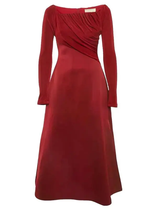 CHATS BY C.DAM Off-shoulder Dress - Red