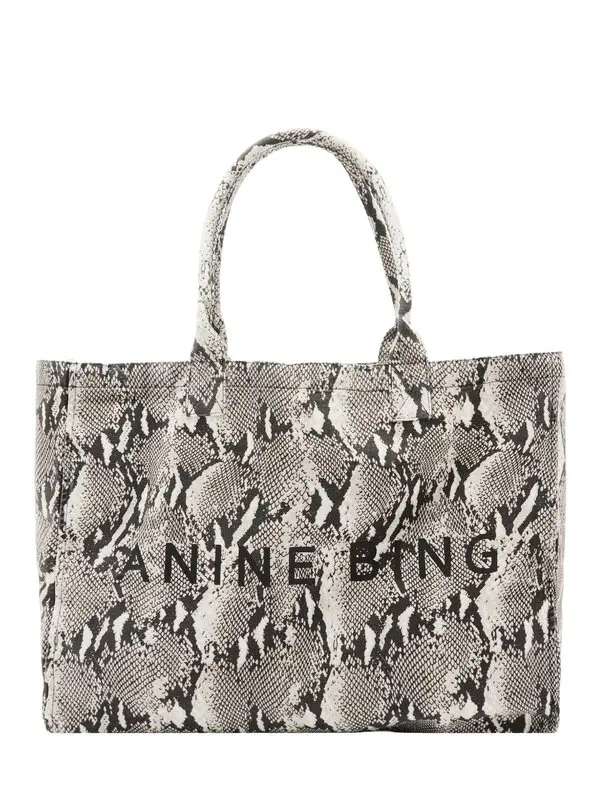 ANINE BING Leo Canvas Tote - Print