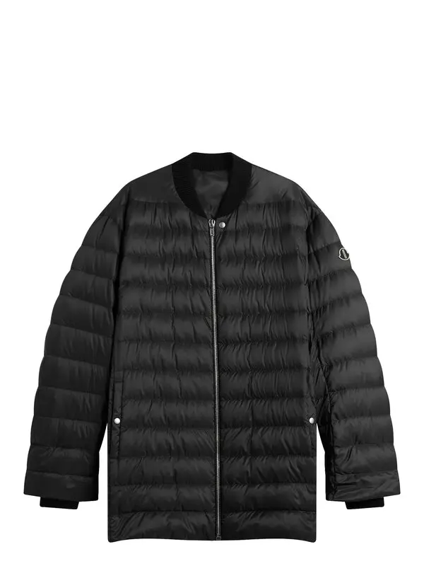 Rick Owens X Moncler Flight Parka Jacket - Black