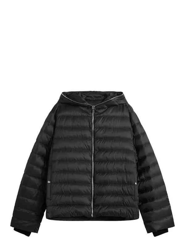 Rick Owens X Moncler Ziplock Padded Jacket - Black