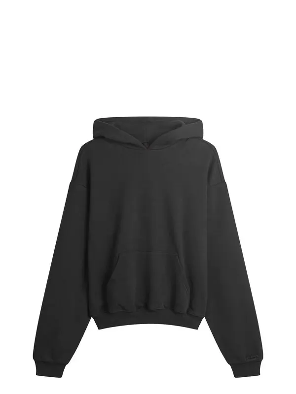 SKIMS Cotton Fleece Classic Pullover Hoodie - Onyx