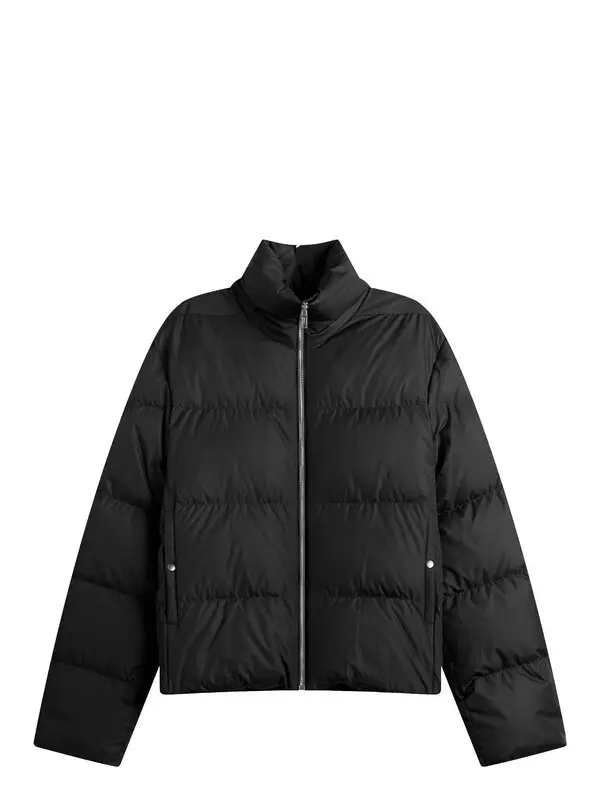 Rick Owens X Moncler Cropped Cycloptic Jacket - Black