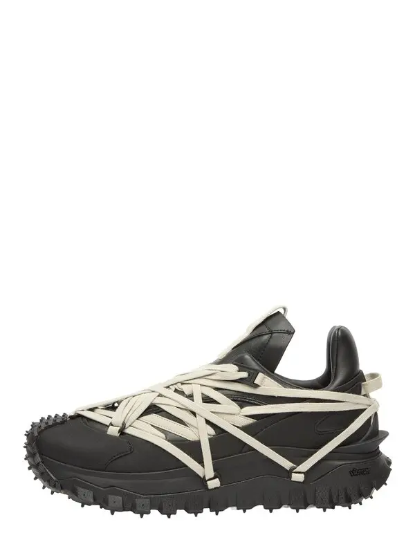 Rick Owens X Moncler Trailgrip Megalace Sneaker - Black