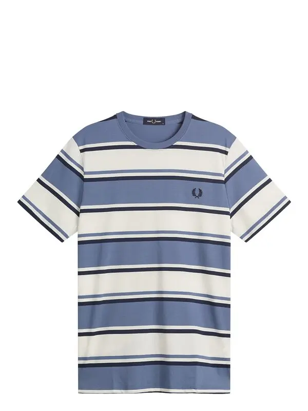 Fred Perry Bold Striped T-shirt - Ace Blue