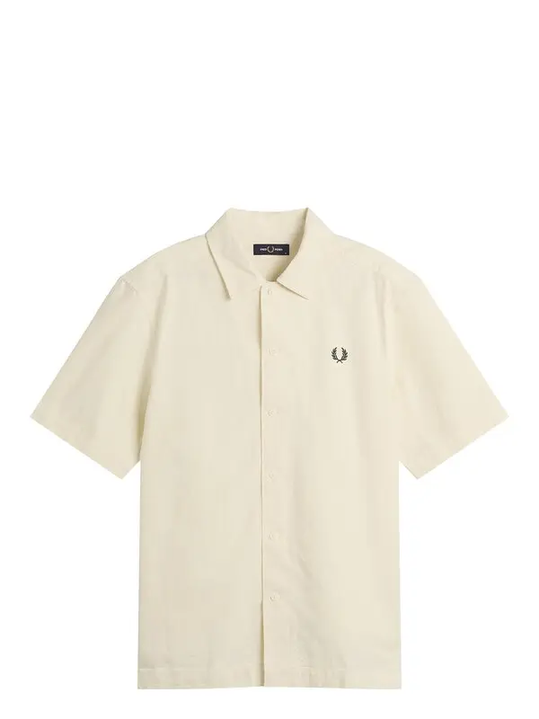 Fred Perry Logo Shirt - Ecru