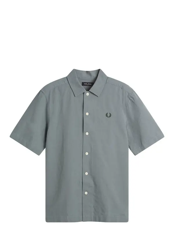Fred Perry Logo Shirt - Stockport Blue
