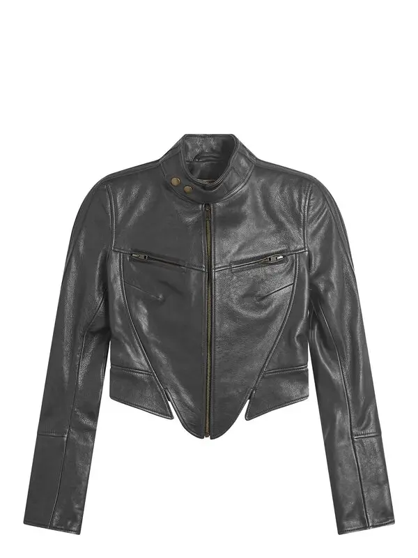 KNWLS Claw Leather Jacket - Black