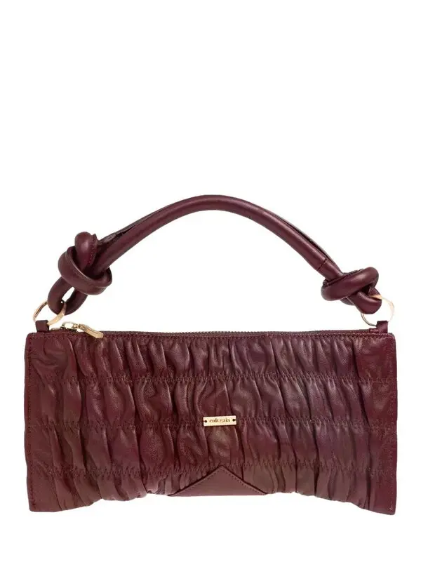 Cult Gaia Hera Ruched-effect Tote - Red