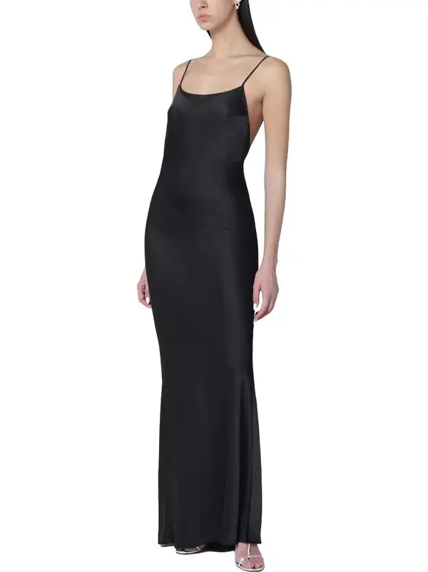 Andamane Ninfea Slip Maxi Dress - Black