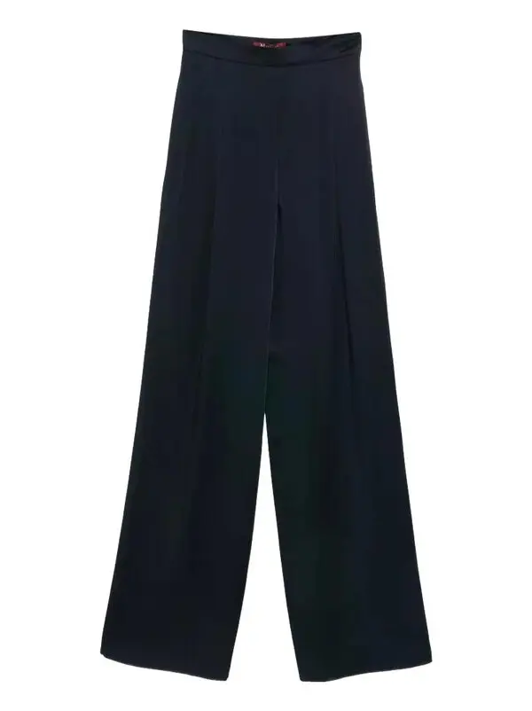 Max Mara Pleated Trousers - Blue