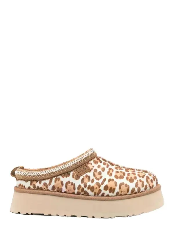 UGG Tazz Plains Leopard-print Mules - Neutrals