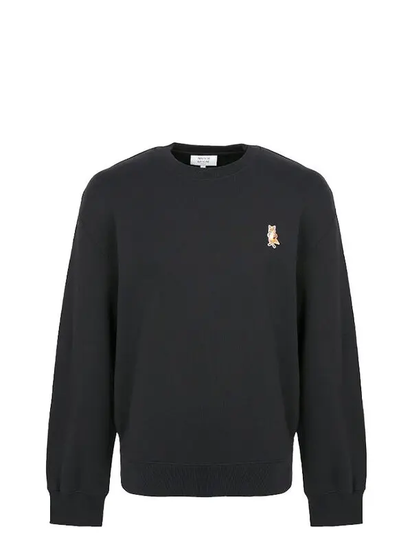 Maison Kitsuné Standing Fox Sweatshirt - Black