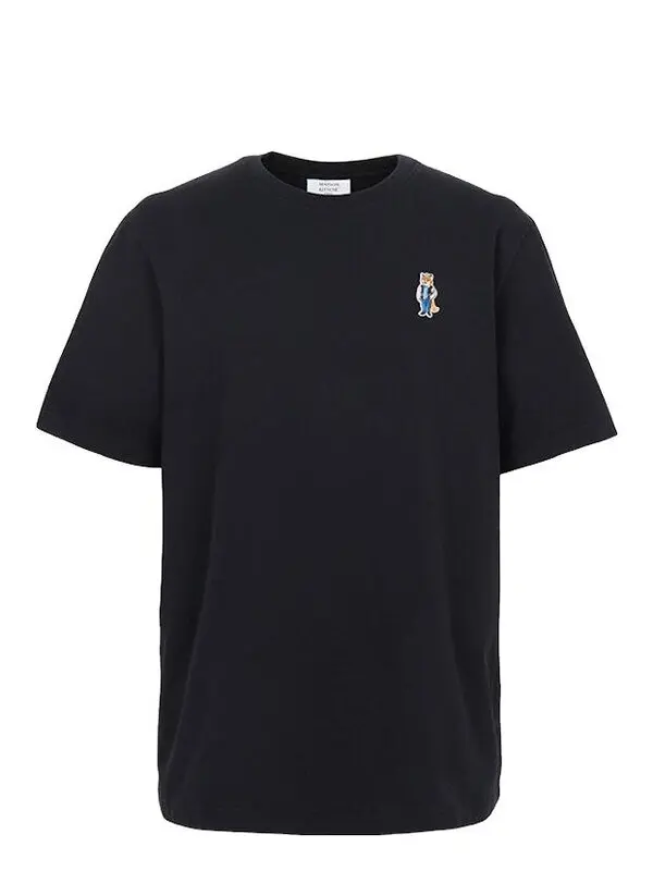 Maison Kitsuné Dressed Fox Short Sleeve T-shirt - Black