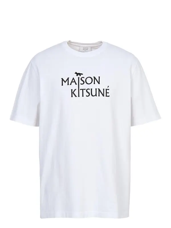 Maison Kitsuné Pillar Short Sleeve T-shirt - White