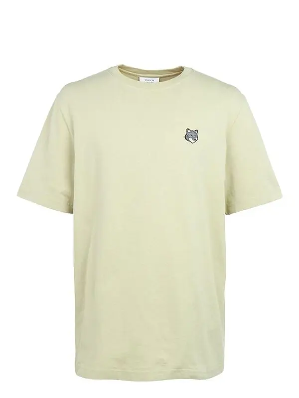 Maison Kitsuné Fox Head Short Sleeve T-shirt - Khaki/beige