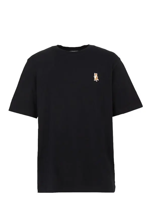 Maison Kitsuné Standing Fox Short Sleeve T-shirt - Black