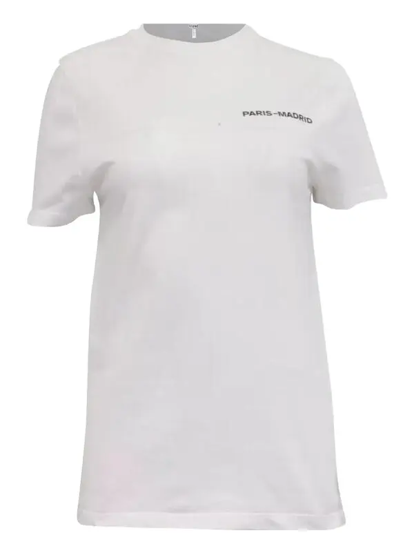 Loewe Elephant Printed Crewneck T-shirt - White