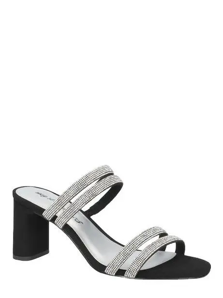 EASY WORKS BY EASY STREET Jemma Slide Sandal - Black Lamy Stones