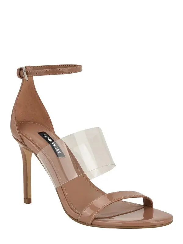 Nine West Vallie Ankle Strap Sandal - Medium Natural