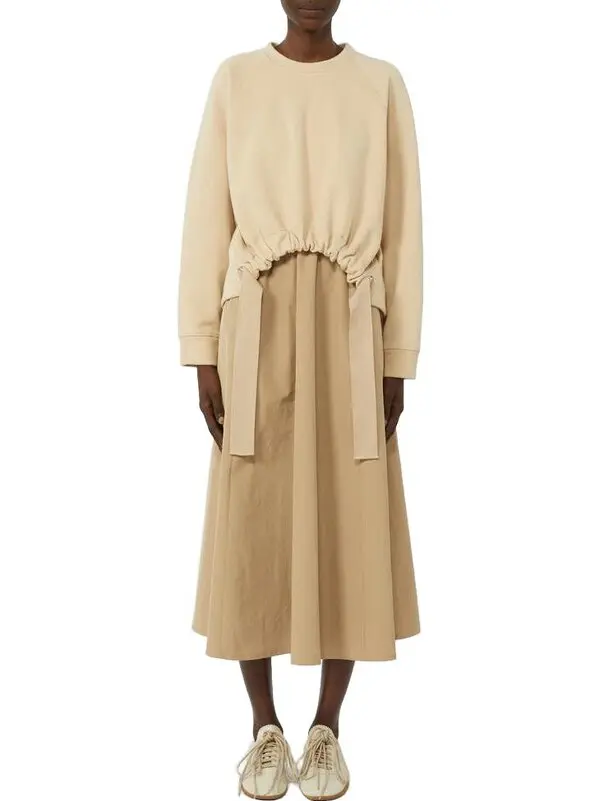 Max Mara Destino Sweatshirt & Dress Set - Hazelnut Brown