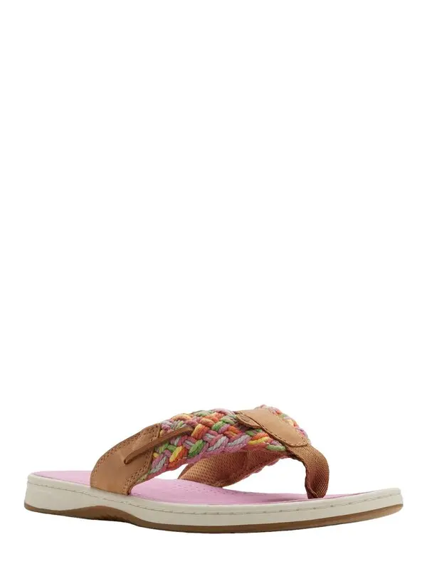 Sperry Braided Thong Sandals - Bright Multi