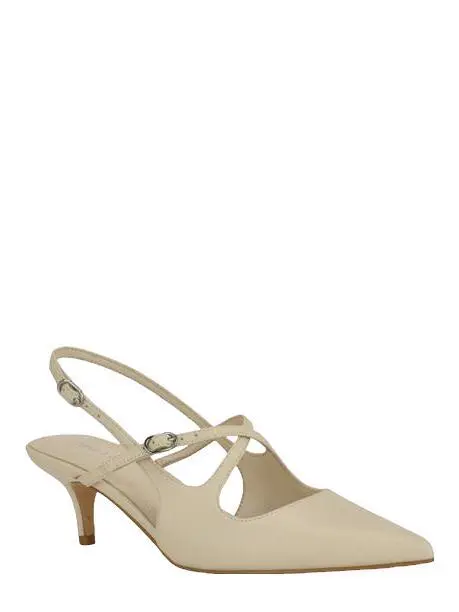 Calvin Klein Vierra 2 Slingback Pumps - Ivory