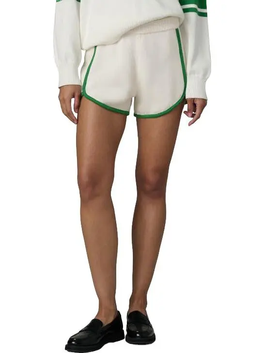 Joe's Jeans The Romie Sweater Shorts - Ecru/green