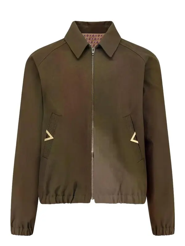 Valentino Garavani Zip-fastening Bomber Jacket - Green