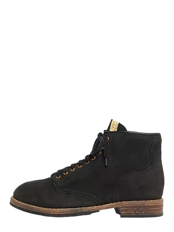 Visvim Round-toe Lace-up Boots - Black
