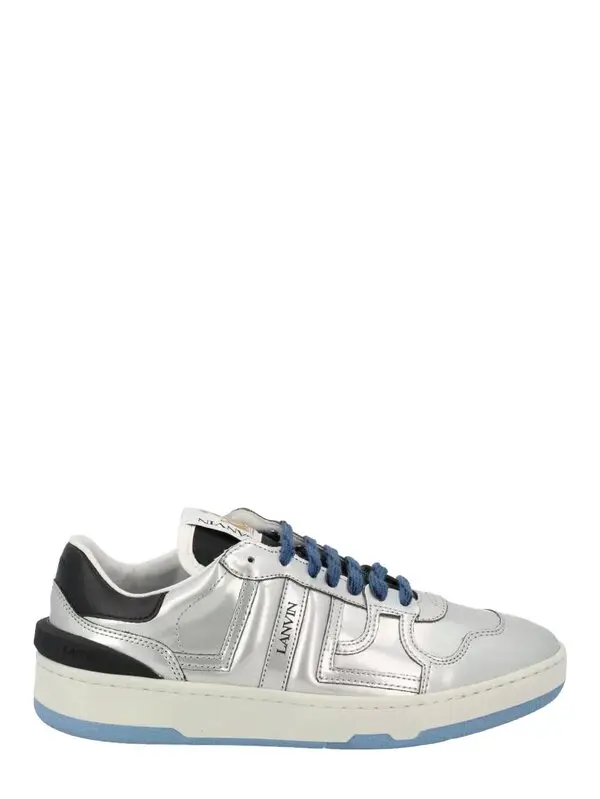 LANVIN Lace-up Sneakers - Silver