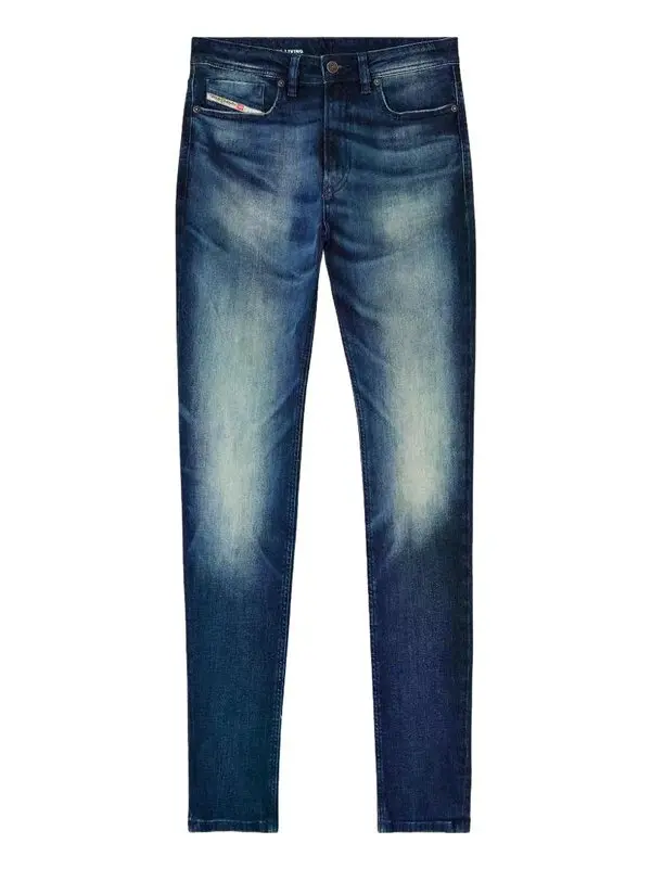 Diesel Button-fastening Skinny Jeans - Blue