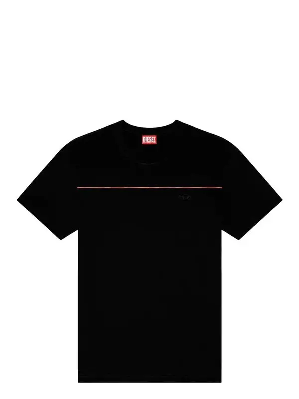DIESEL® T-norm Round-neck T-shirt - Black