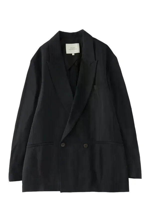 Studio Nicholson Daburu Double-breasted Jacket - Black