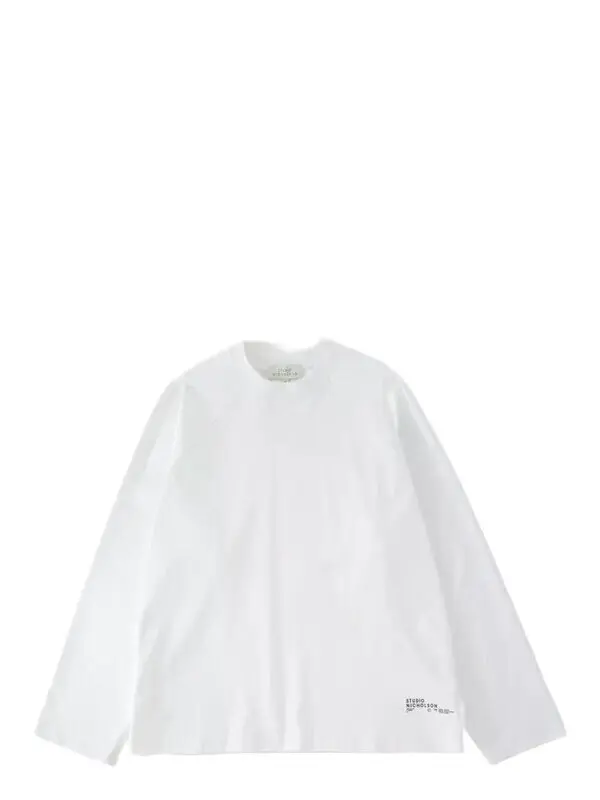 Studio Nicholson Raglan Sleeve Platt T-shirt - White